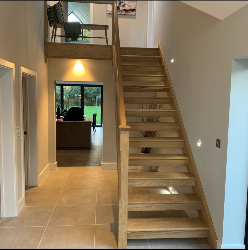 59 x 59mm Handrail Ungrooved Engineered Oak | Stairparts Direct