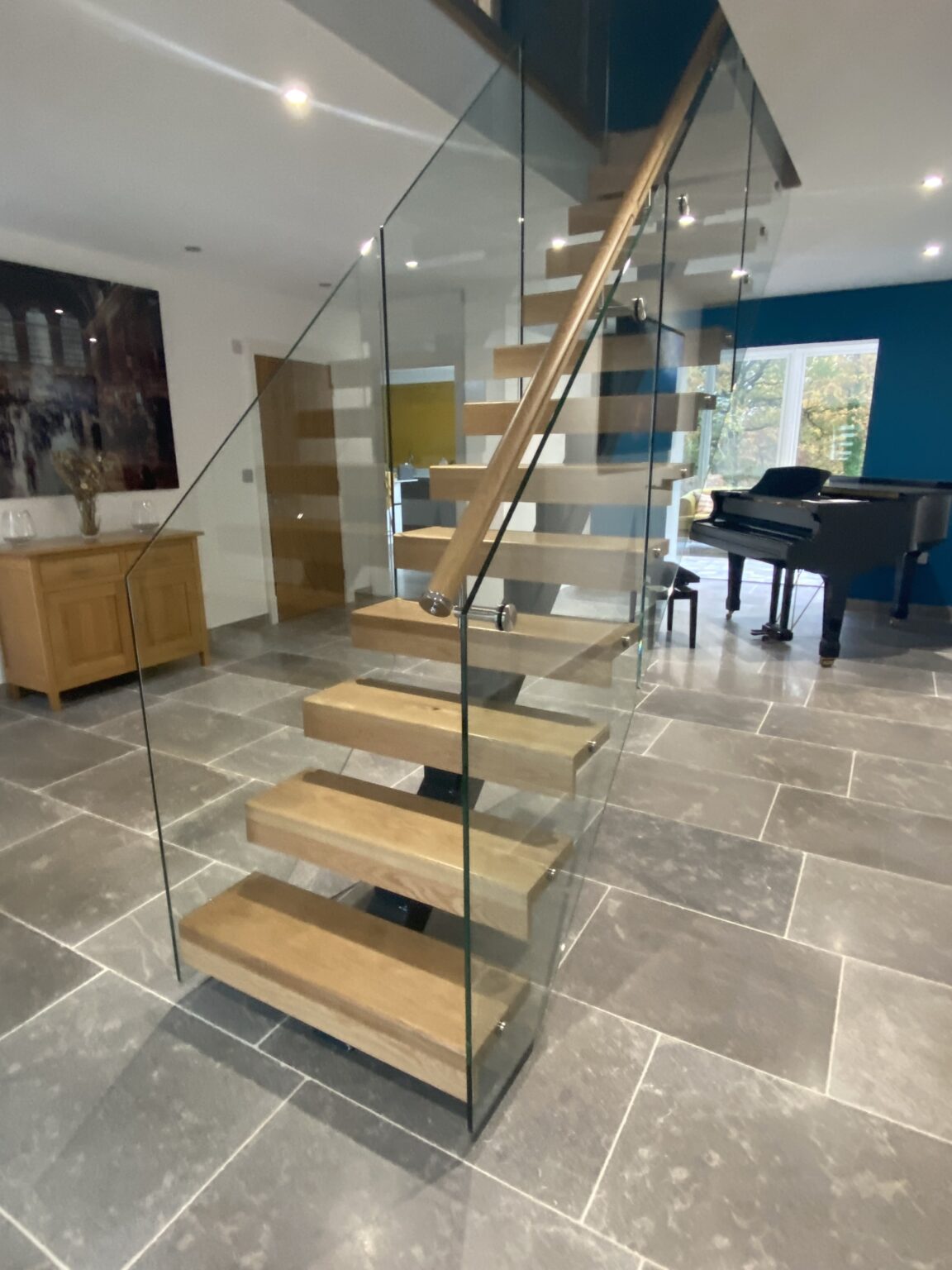 Square Engineered Handrail 60 x 69mm Grooved or Ungrooved | Stairparts ...