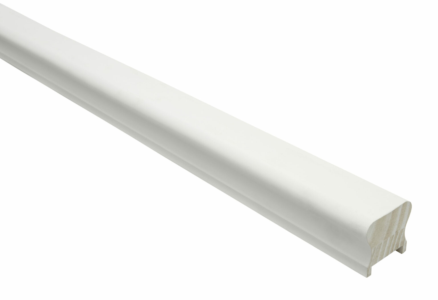 59 x 59mm White Primed Handrail with infill suitable for 32mm and 41mm ...