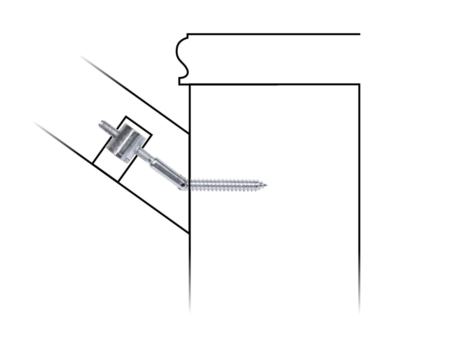 Zipbolt Angled Slipfix Kit | Stairparts Direct